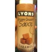 Lyons Designer Dessert Sauce, Caramel: Calories, Nutrition Analysis ...