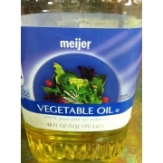 Meijer Vegetable Oil: Calories, Nutrition Analysis & More | Fooducate