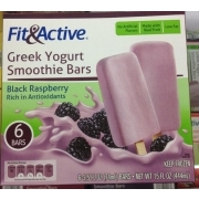 Fit & Active Black Raspberry Greek Yogurt Smoothie Bars: Calories ...