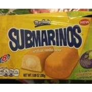 Marineta Submarinos Vanilla Flavor, Filled Snack Cakes: Calories ...