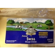 First Street Natural Swiss Sliced Cheese: Calories, Nutrition Analysis ...