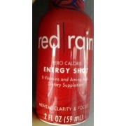 Red Rain Energy Shot, Dietary Supplement: Calories, Nutrition Analysis ...