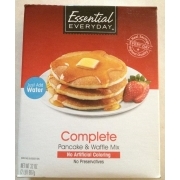 Essential everyday Complete Pancake & Waffle Mix: Calories, Nutrition ...
