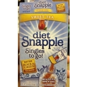 Snapple Diet Sweet Tea Drink Mix: Calories, Nutrition Analysis & More ...