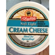 Shop Rite Soft Light Cream Cheese, Ideal For Spreading: Calories ...