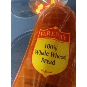 Fareway 100% Whole Wheat Bread: Calories, Nutrition Analysis & More ...