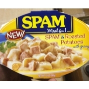 Spam Spam & Roasted Potatoes With Gravy: Calories, Nutrition Analysis ...