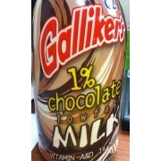 Galliker's 1% Chocolate Lowfat Milk: Calories, Nutrition Analysis ...