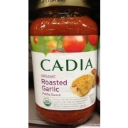 Cadia Organic Roasted Garlic Pasta Sauce: Calories, Nutrition Analysis ...