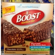 Boost Chocolate Flavor Nutrition Bar: Calories, Nutrition Analysis ...