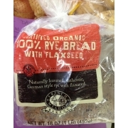 French Meadow Bakery 100% Rye Bread With Flaxseed: Calories, Nutrition ...