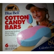 Blue Bell Cotton Candy Bars: Calories, Nutrition Analysis & More ...