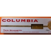 Columbia Thin Spaghetti, Enriched Macaroni Product: Calories, Nutrition ...