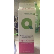 Quick Chek Light Cream: Calories, Nutrition Analysis & More | Fooducate