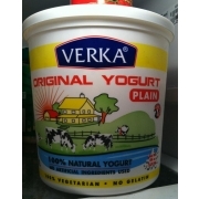 Verka Yogurt, Plain: Calories, Nutrition Analysis & More | Fooducate