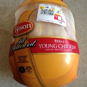 User added: Tyson Fresh Young Whole Chicken: Calories, Nutrition ...