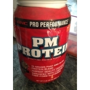 Gnc Pro Performance Pm Protein, Night Time Protein Powder, Dietary ...