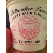 Bellwether Farms Sheep Milk Yogurt, Strawberry: Calories, Nutrition ...