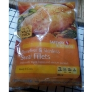 Safeway Kitchens Boneless & Skinless Swai Fillets: Calories, Nutrition ...