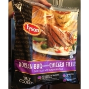 Tyson Korean BBQ Flavored Chicken Fillets: Calories, Nutrition Analysis ...