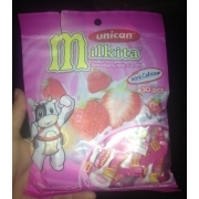 Unican Milkita, Strawberry Milk Candy: Calories, Nutrition Analysis ...