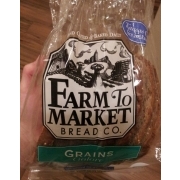 Farm To Market Bread Co Grain Bread: Calories, Nutrition Analysis ...