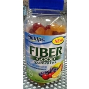 Phillips Fiber Good Gummies Dietary Supplements: Calories, Nutrition ...