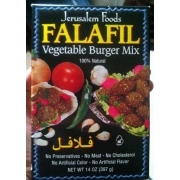 Jerusalem Foods Falafil Vegetable Burger Mix: Calories, Nutrition ...