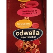 Odwalla Superfood Bar, Strawberry Pomegranate, Real Fruit Whole Cereal ...