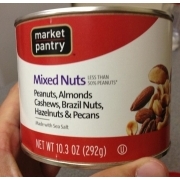 Market Pantry Mixed Nuts: Calories, Nutrition Analysis & More | Fooducate