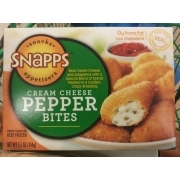 Snapps Cream Cheese Pepper Bites: Calories, Nutrition Analysis & More ...
