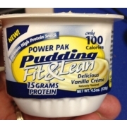 MHP Fit & Lean Power Pak Vanilla Flavor Pudding: Calories, Nutrition ...
