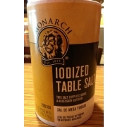 Monarch Iodized Table Salt: Calories, Nutrition Analysis & More | Fooducate