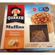 Quaker Banana Walnut Muffins: Calories, Nutrition Analysis & More ...