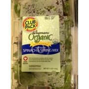 Wegmans Spinach & Spring Mix: Calories, Nutrition Analysis & More ...