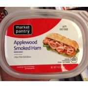 Market Pantry Applewood Smoked Ham: Calories, Nutrition Analysis & More ...