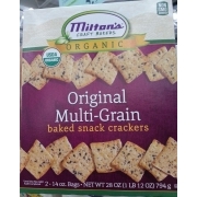 Milton's Craft Bakers Organic Original Multigrain Baked Snack Crackers ...