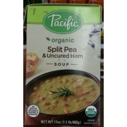 Pacific Organic Split Pea & Uncured Ham Soup: Calories, Nutrition ...