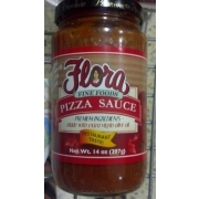 Flora Fine Foods Sauce, Pizza, Made With Extra Virgin Oil: Calories ...