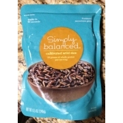 Simply Balanced Cultivated Wild Rice: Calories, Nutrition Analysis ...