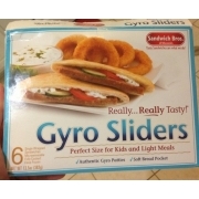 Sandwich Bros Gyro Sliders: Calories, Nutrition Analysis & More | Fooducate