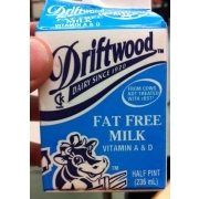 Driftwood Fat Free Milk Vitamin A & D: Calories, Nutrition Analysis ...
