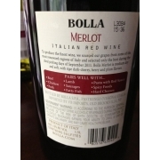 Bolla Merlot Italian Red Wine: Calories, Nutrition Analysis & More ...