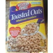 Western Family Toasted Oats, Wholesome Goodness, Cereal: Calories ...