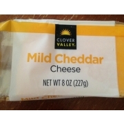 Clover Valley Cheese, Mild Cheddar: Calories, Nutrition Analysis & More ...