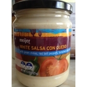 Meijer White Salsa Con Queso: Calories, Nutrition Analysis & More ...
