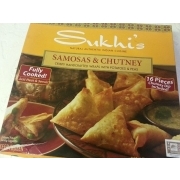 Sukhi's Samosas & Chutney: Calories, Nutrition Analysis & More | Fooducate