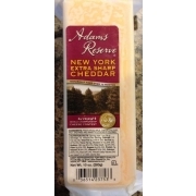 Adams Reserve Cheddar Cheese, New York, Extra Sharp: Calories ...