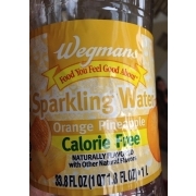Wegmans, Food You Feel Good About Sparkling Water, Orange, Pineapple ...