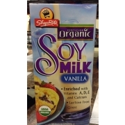 ShopRite Organic Vanilla Soy Milk: Calories, Nutrition Analysis & More ...